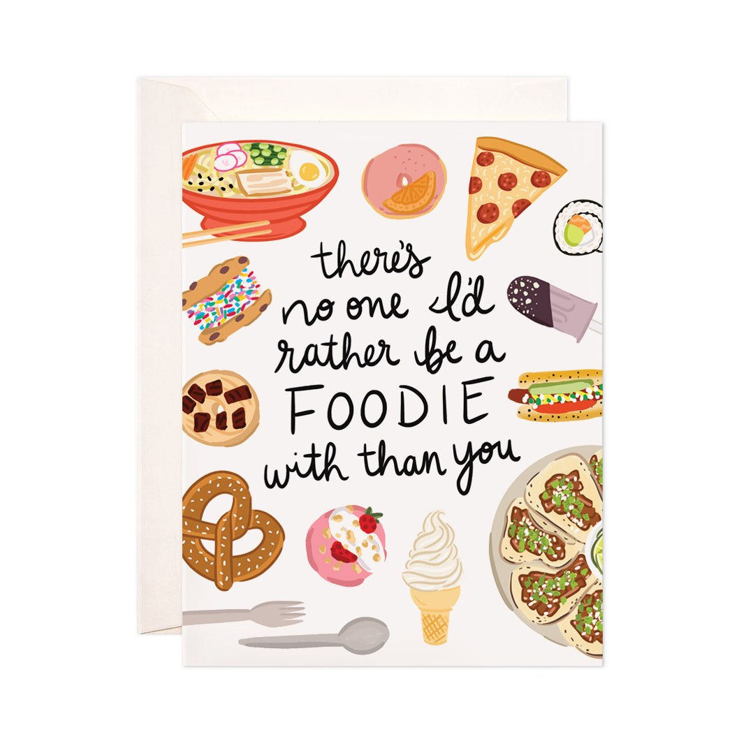 Foodie Love Greeting Card | Bloomwolf Studio