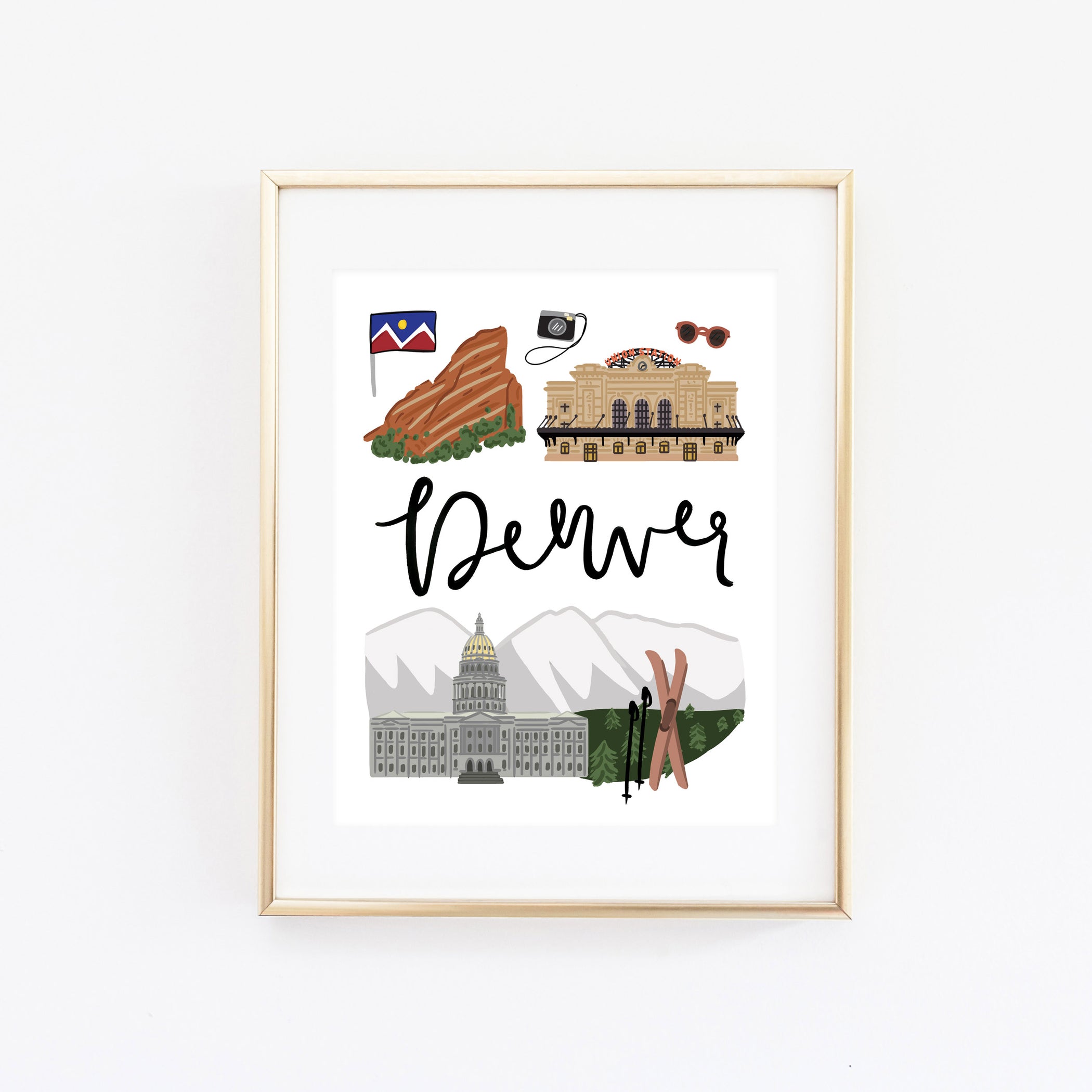 City Art Prints - Denver– Bloomwolf Studio