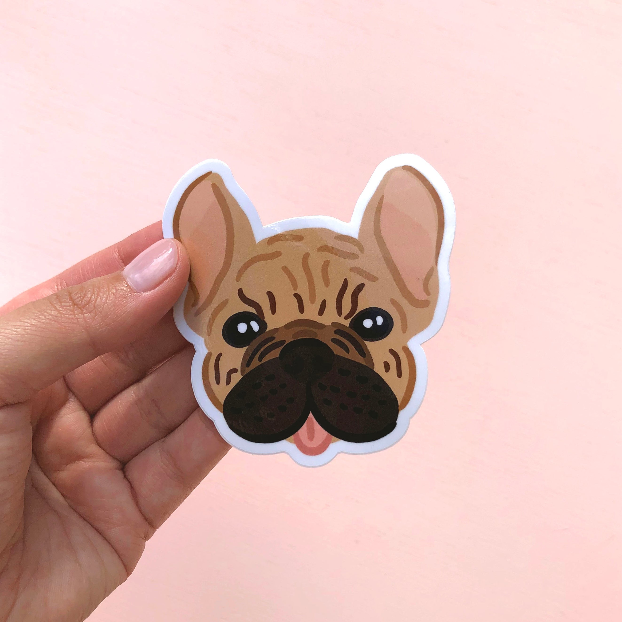 Frenchie Sticker– Bloomwolf Studio