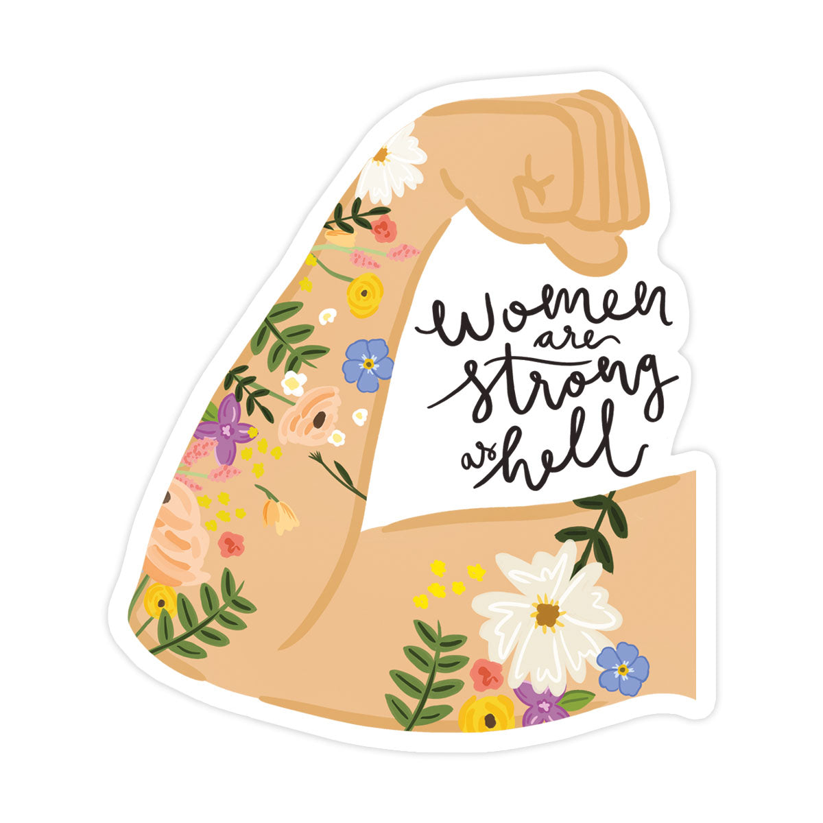 Strong as Hell #2 Sticker– Bloomwolf Studio