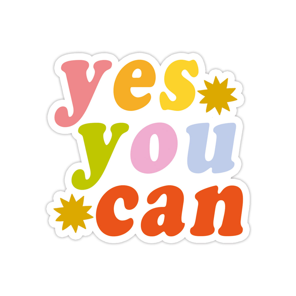 Yes I Can Clipart Yes, You Can Modern Brush Calligraphy Afbeelding